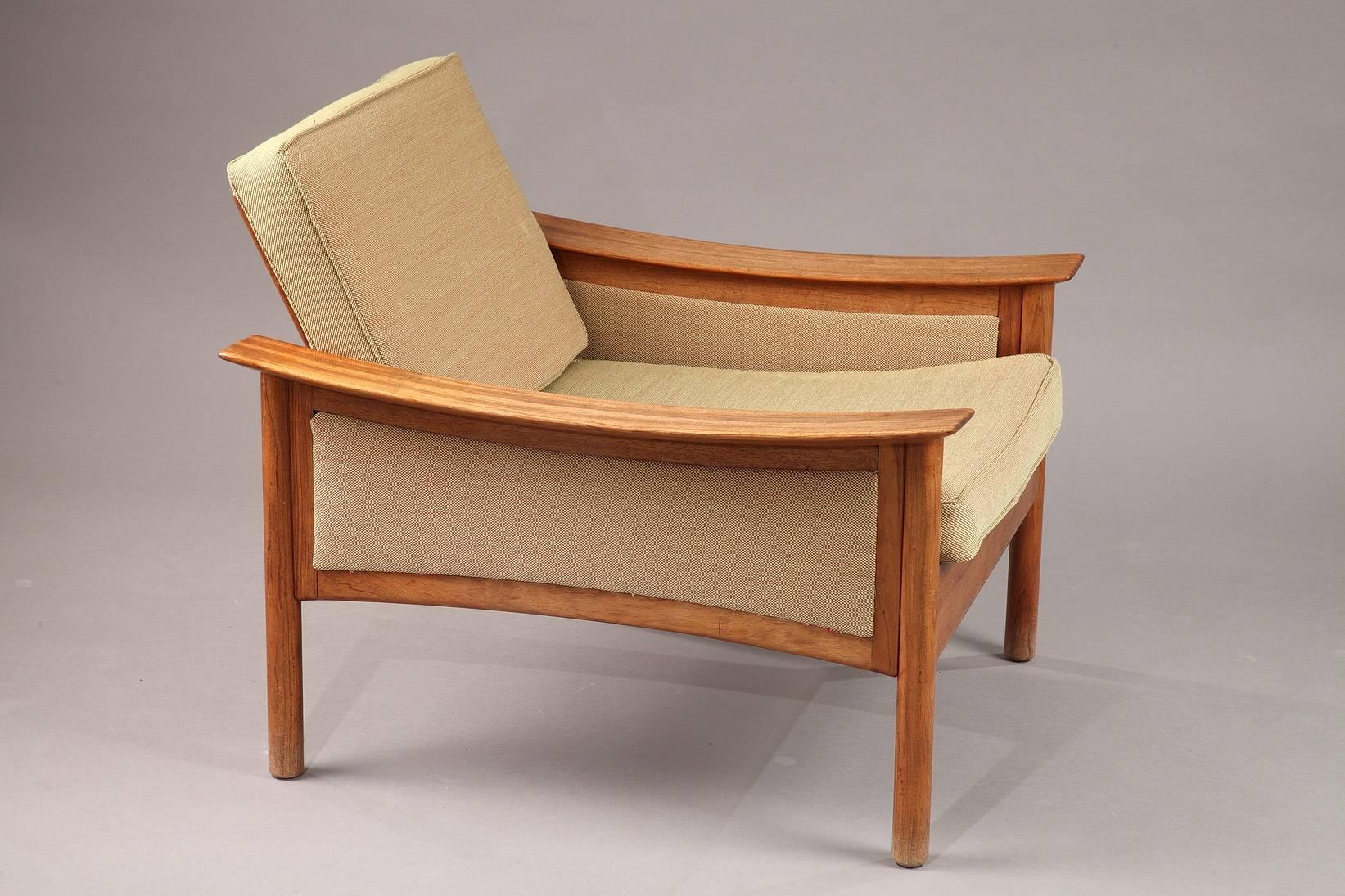 Pair of Scandinavian Teak Armchairs by Oskar Langlo For Sale at 1stDibs ...