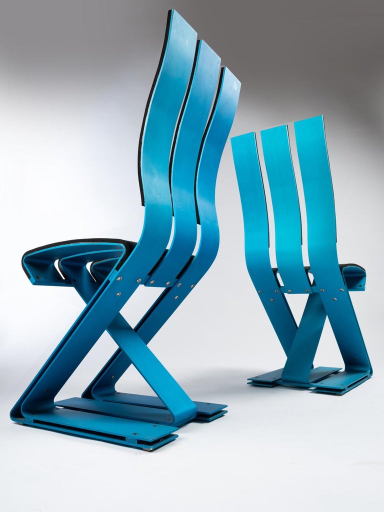Pair of School Chairs by Ron Arad for Vitra, 1988 For Sale at 1stDibs