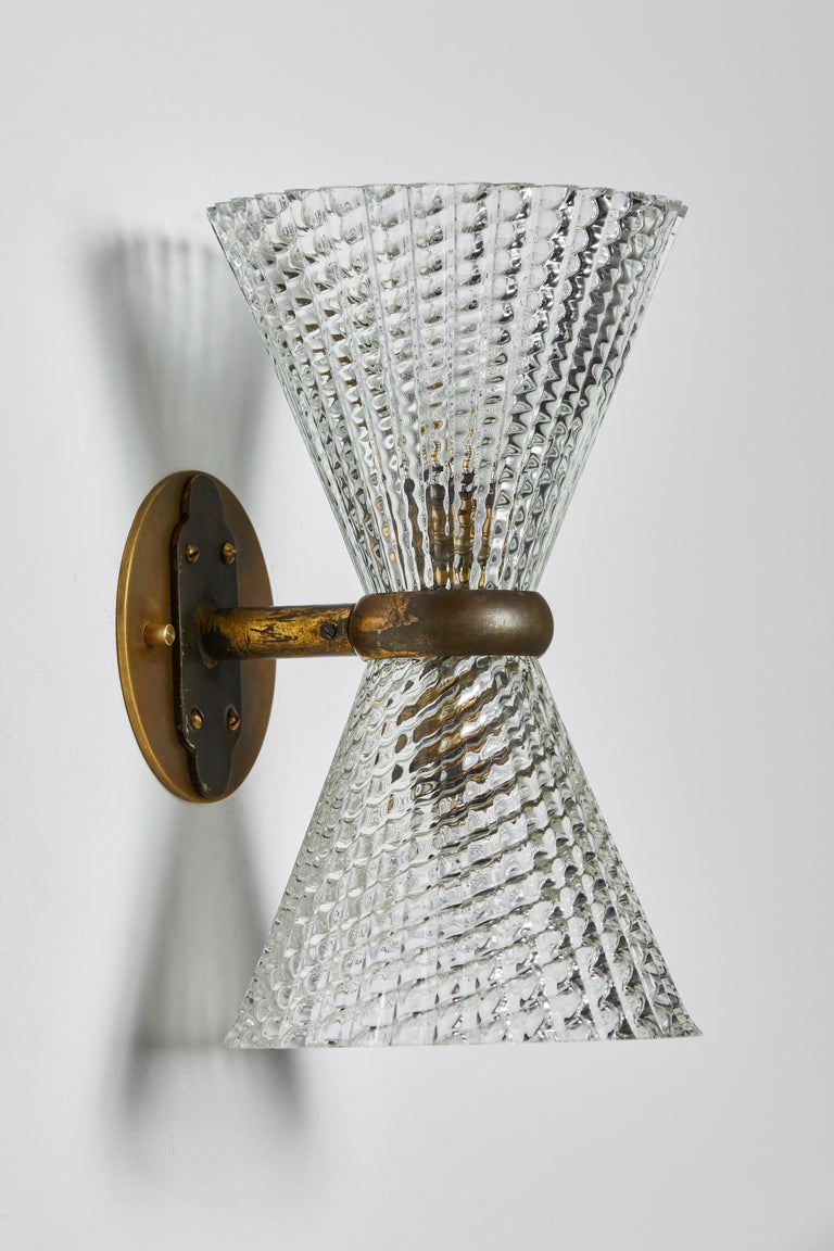 Pair of Sconces by Seguso at 1stDibs