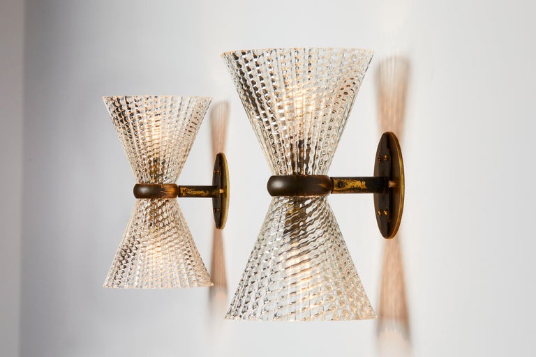 Pair of Sconces by Seguso at 1stDibs