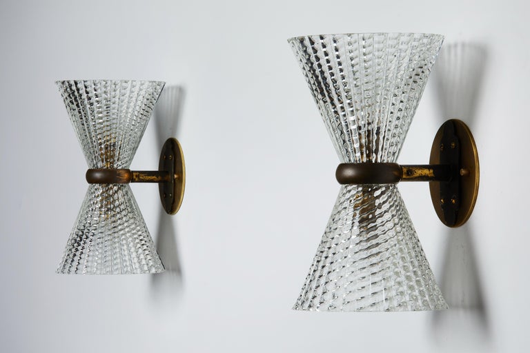 Pair of Sconces by Seguso at 1stDibs