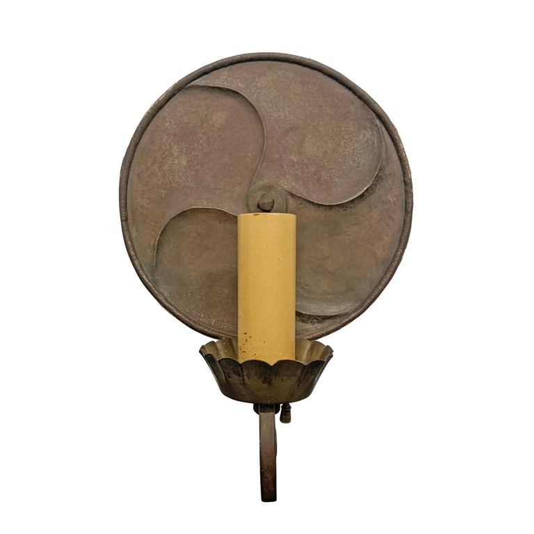 Pair of Sconces Designed by Architect Frank Forster, 1934 at 1stDibs
