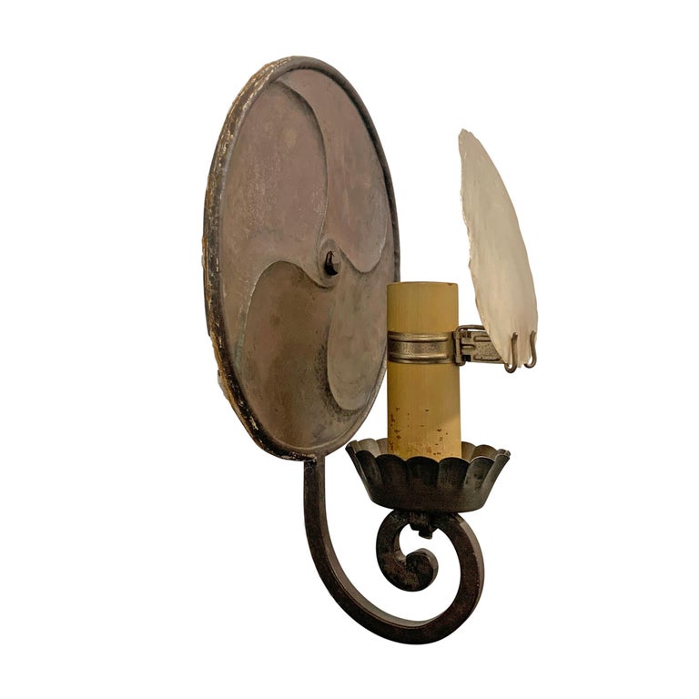 Pair of Sconces Designed by Architect Frank Forster, 1934 at 1stDibs