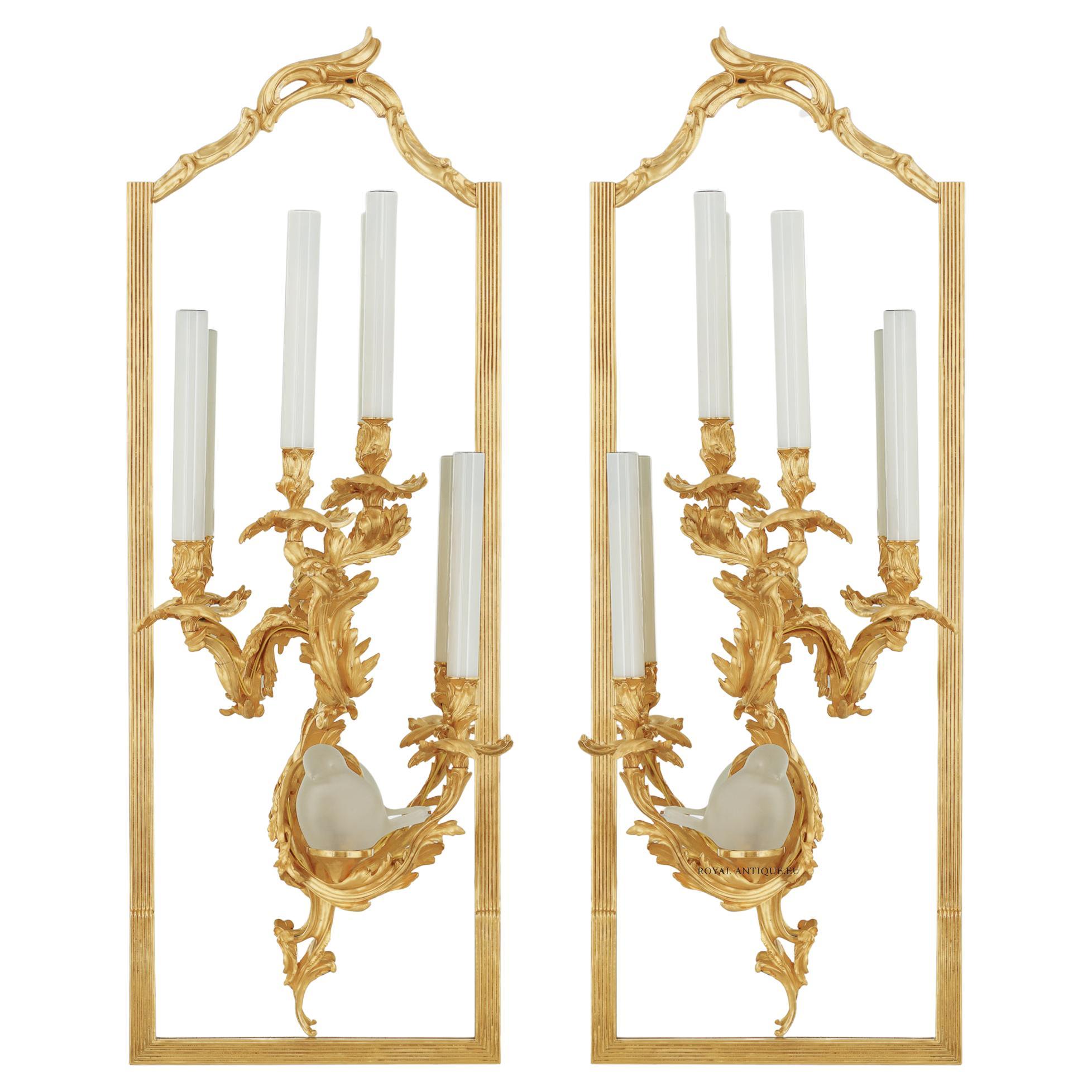 Rococo Applique Silvered Bronze For Sale at 1stDibs