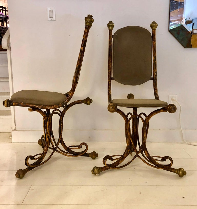 Pair of Sculptural Arthur Court Occasional Chairs at 1stDibs