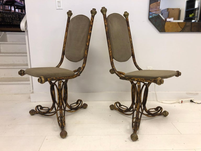 Pair of Sculptural Arthur Court Occasional Chairs at 1stDibs