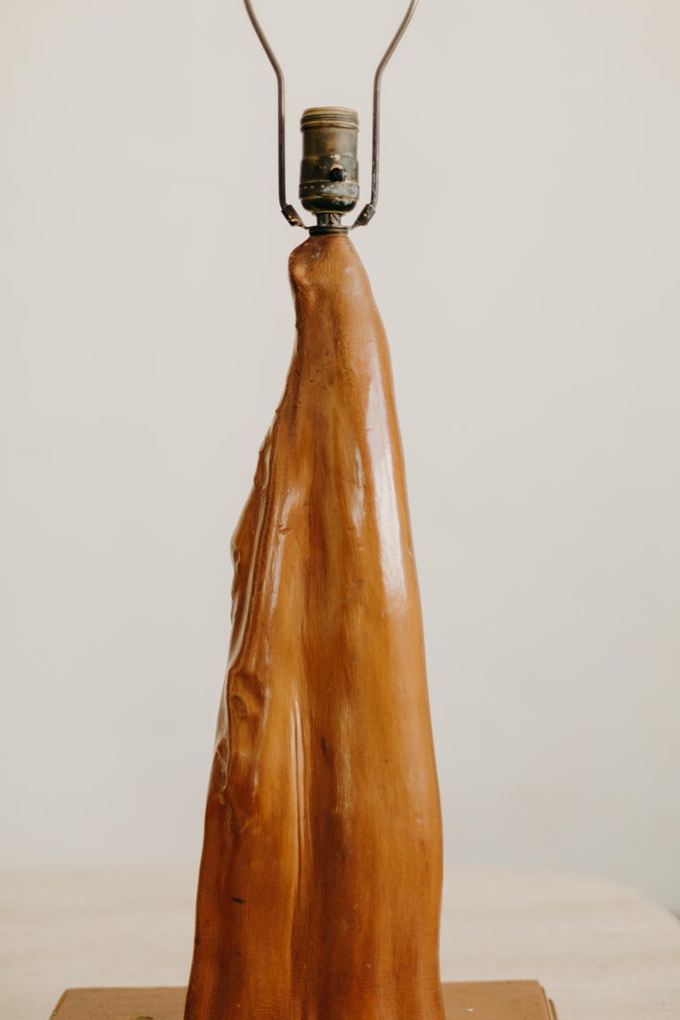 Pair of Sculptural Cypress Root Organic Modern Table Lamps For Sale at ...
