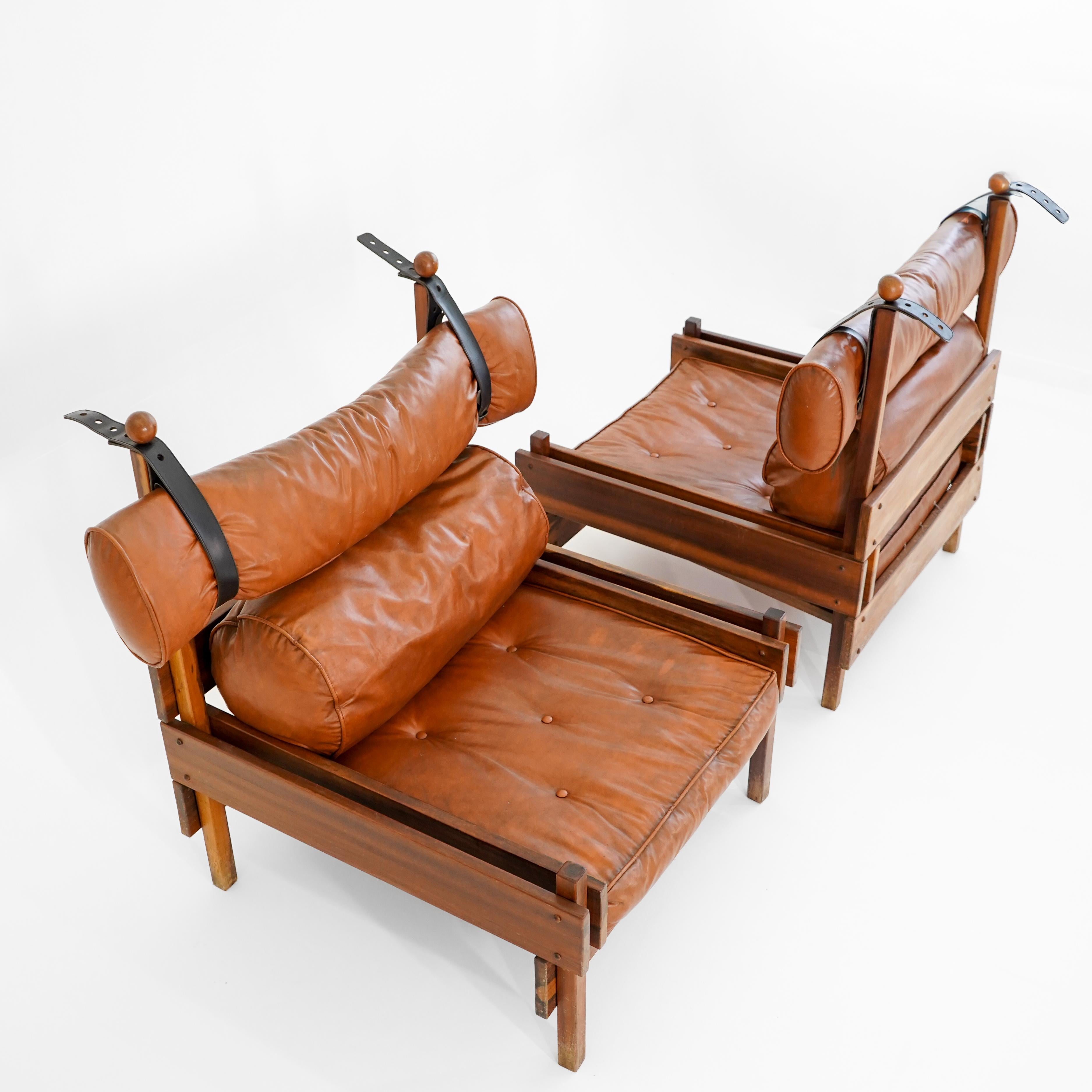 Pair of Sergio Rodrigues “Tonico” Armchairs, Brazil, 1960s – Original ...