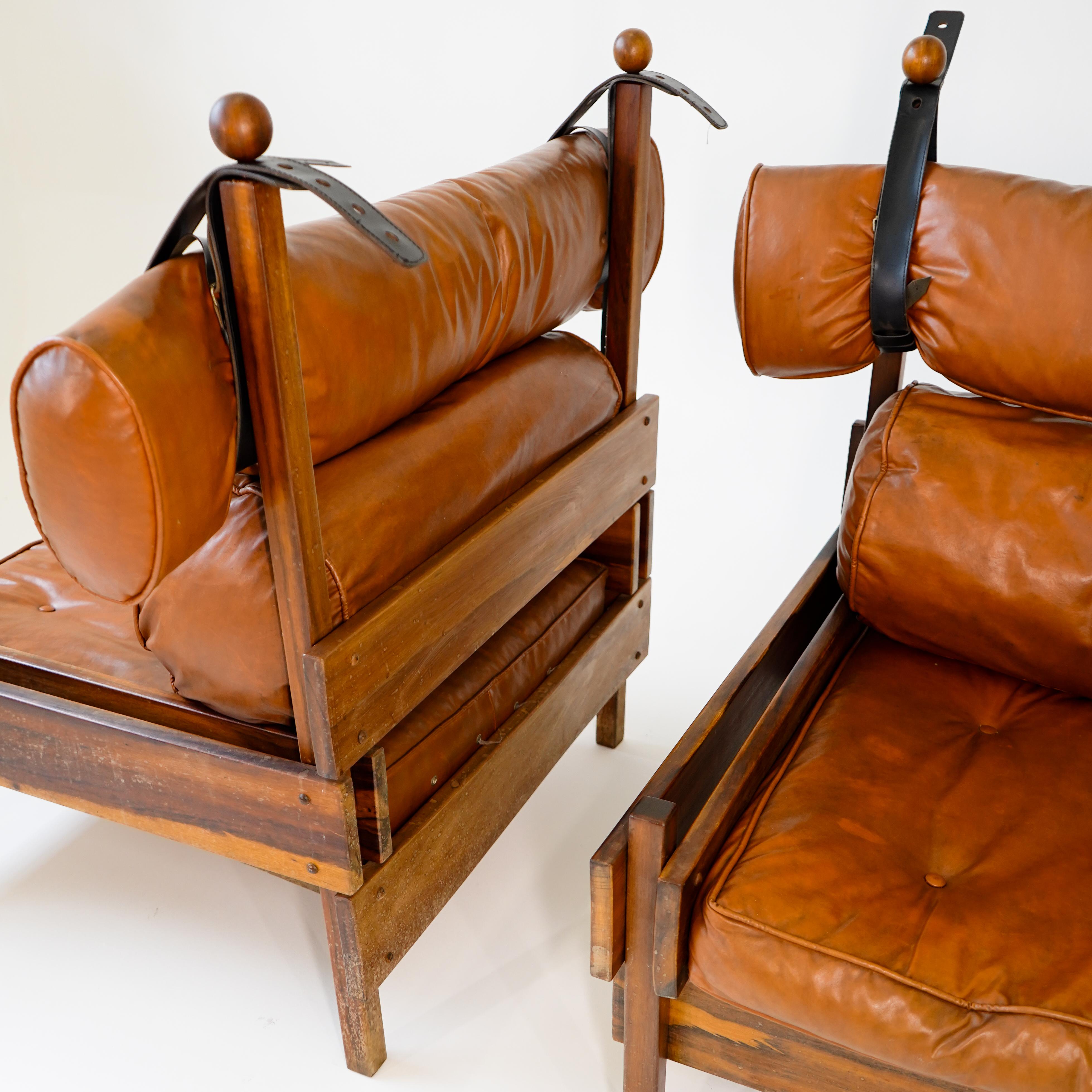 Pair of Sergio Rodrigues “Tonico” Armchairs, Brazil, 1960s – Original ...
