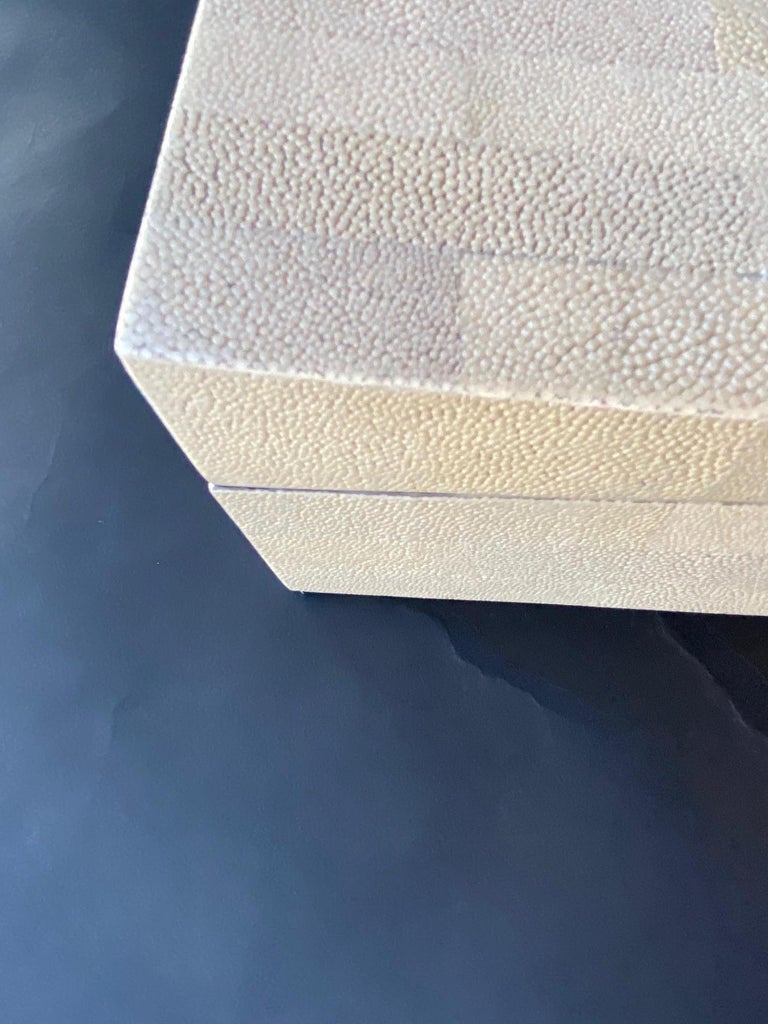 Pair of Shagreen Boxes, U.S.A. 1990s For Sale at 1stDibs
