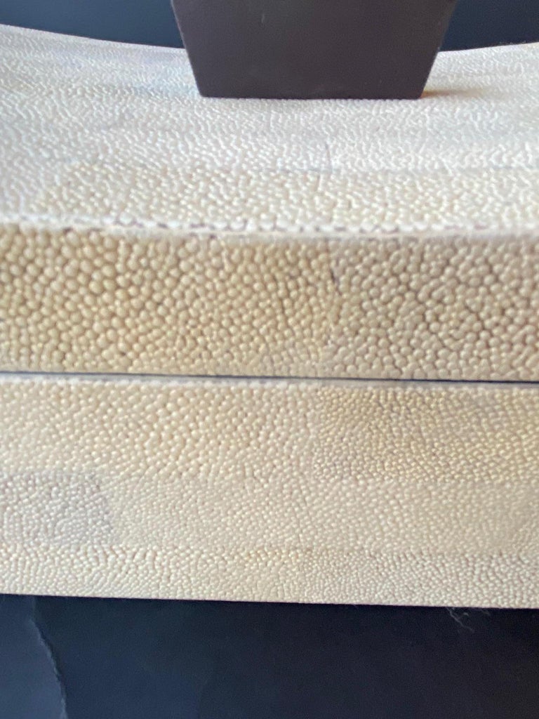 Pair of Shagreen Boxes, U.S.A. 1990s For Sale at 1stDibs