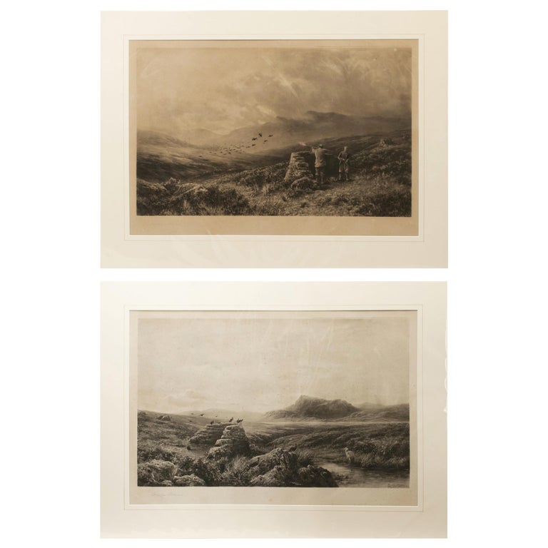 Pair of Shooting Pictures, War and Peace by Douglas Adams at 1stDibs