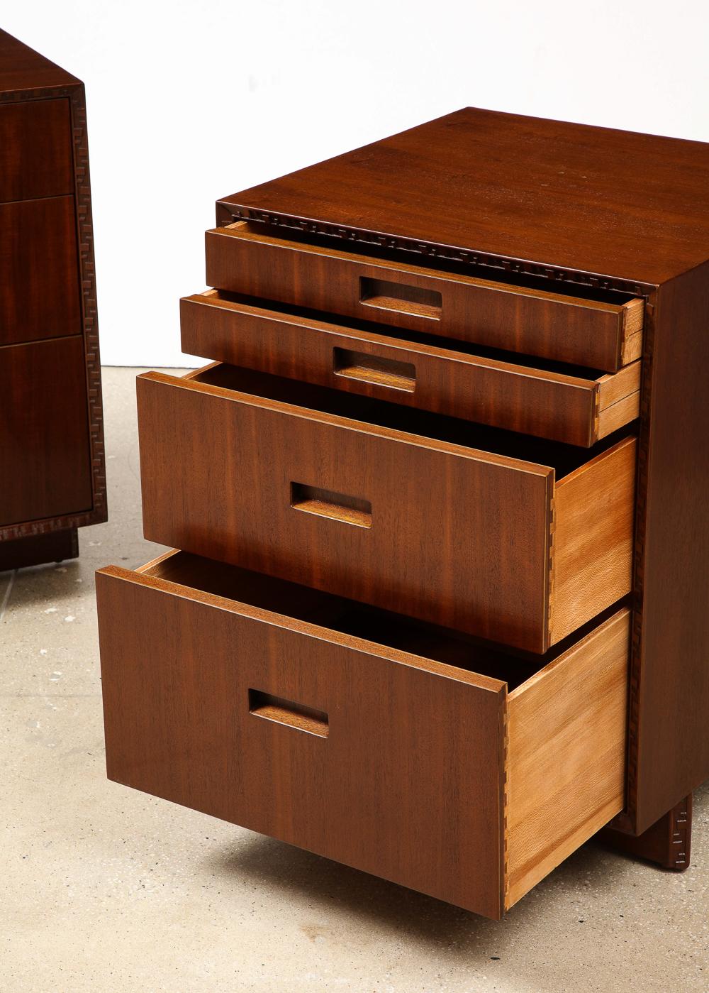 Pair of Side Chests by Frank Lloyd Wright For Sale at 1stDibs