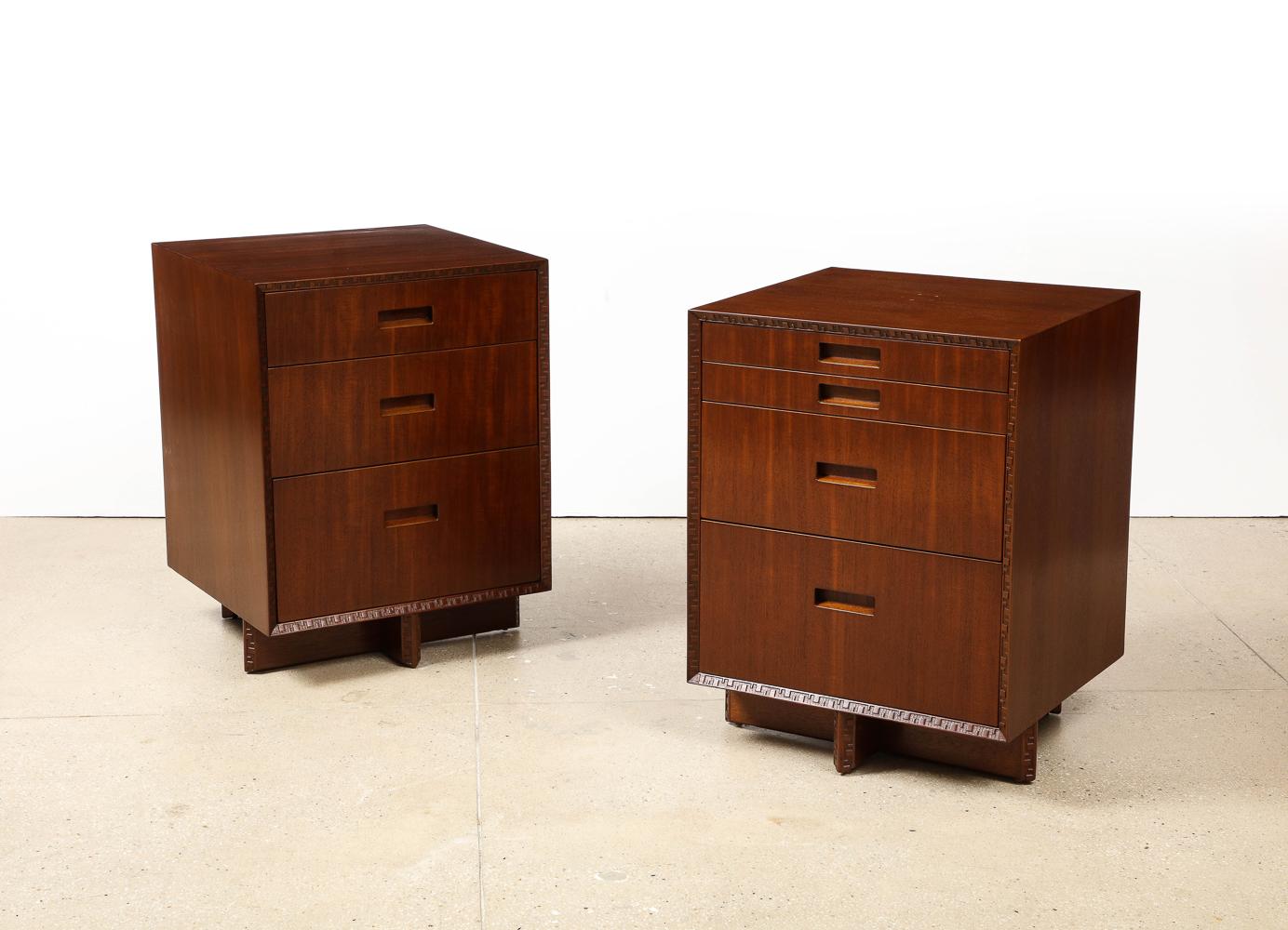 Pair of Side Chests by Frank Lloyd Wright For Sale at 1stDibs