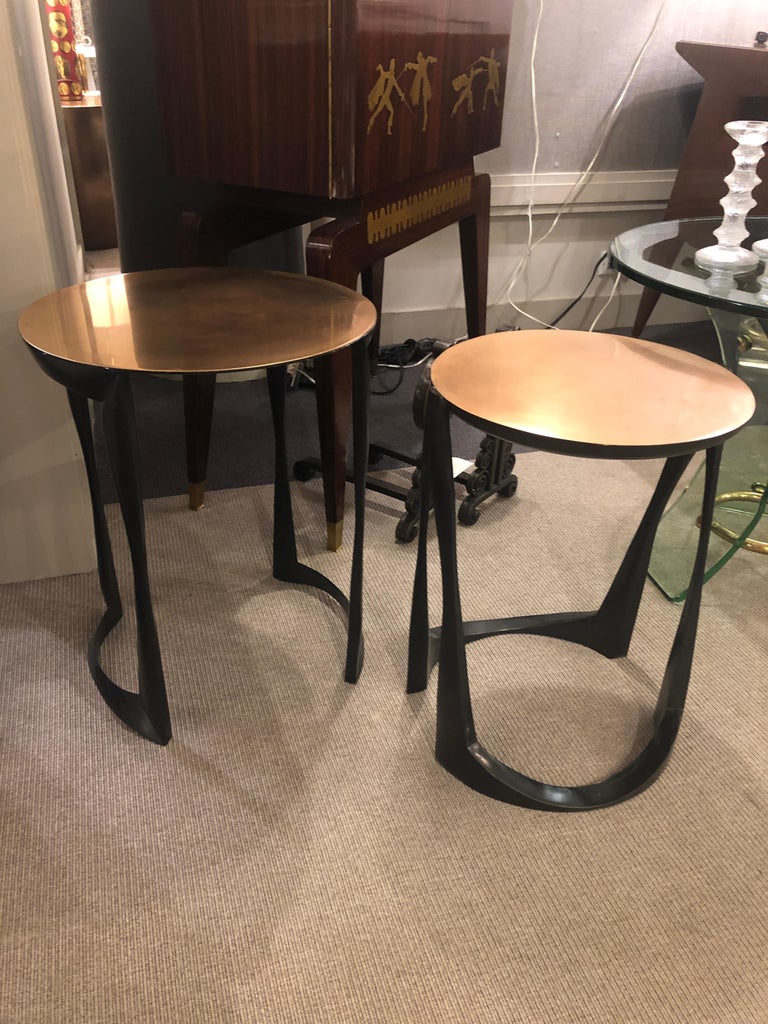 Pair of Side Tables by Anasthasia Millot, France, 2017 For Sale at 1stDibs