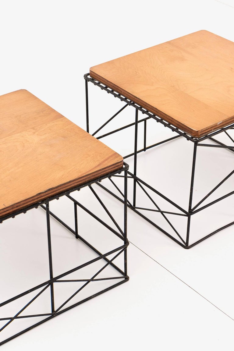 Pair of Side Tables in the Style of Charles and Ray Eames For Sale at ...
