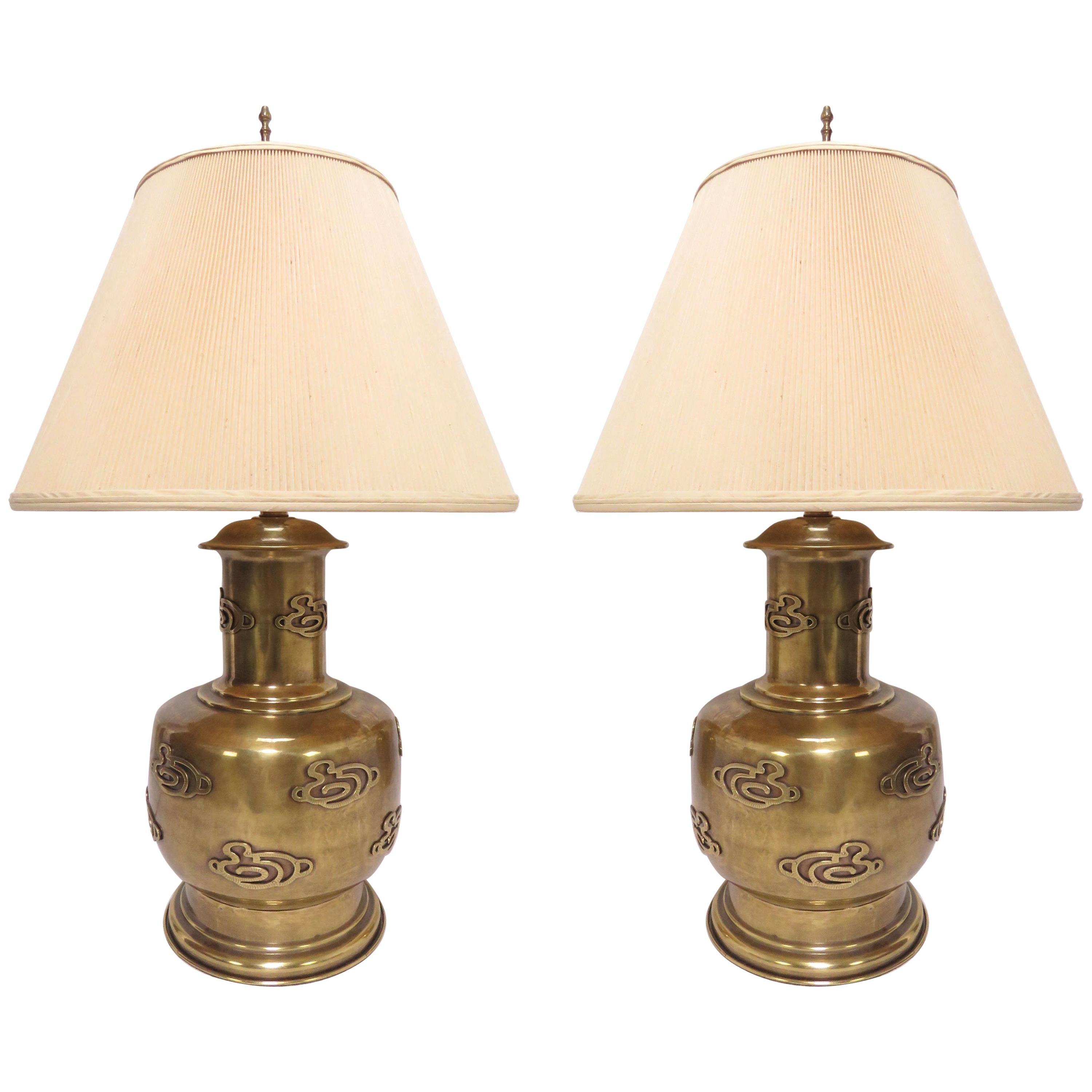 Large Scaled Table Lamp, Handcrafted from Bone at 1stdibs