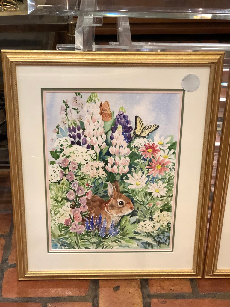 SOLD-Pair of Signed Watercolors by Susan Peifer at 1stDibs | susan ...