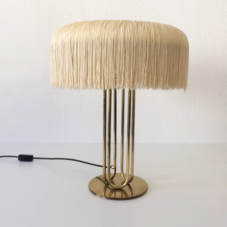 Pair of Silk Fringe Table Lamps by Hans-Agne Jakobsson Attributed ...