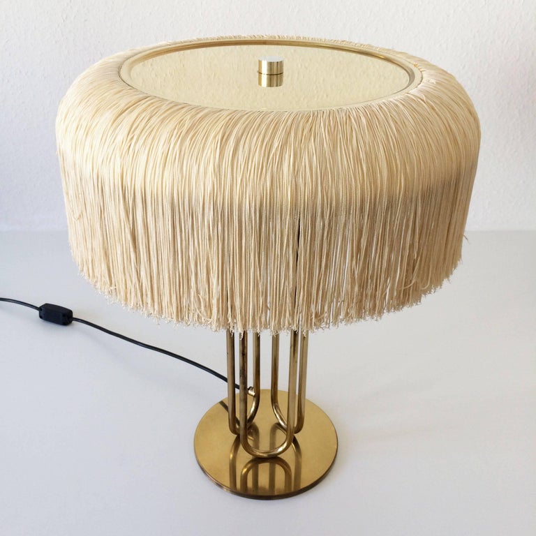 Pair of Silk Fringe Table Lamps by Hans-Agne Jakobsson Attributed ...