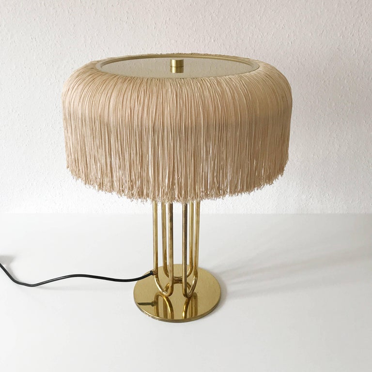 Pair of Silk Fringe Table Lamps by Hans-Agne Jakobsson Attributed ...
