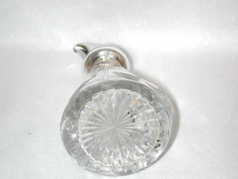Pair of Silver Topped and Handcut Glass Whisky Tots, J B Chatterley and ...