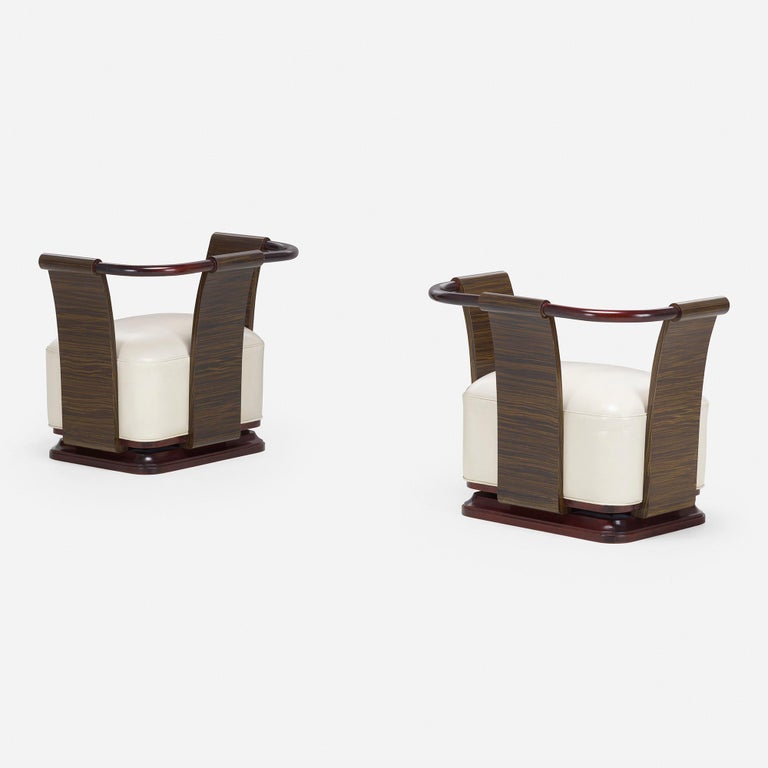 Pair of Simone Chair by William Stuart for Costantini For Sale at 1stDibs