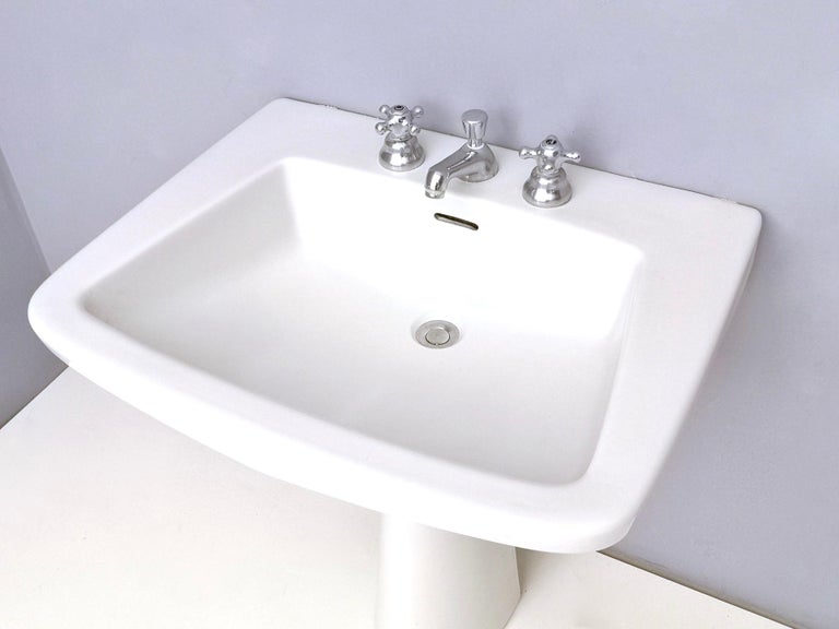 Pair of Sinks by Gio Ponti with G. Labalme, G. Pozzi and A. Rosselli ...