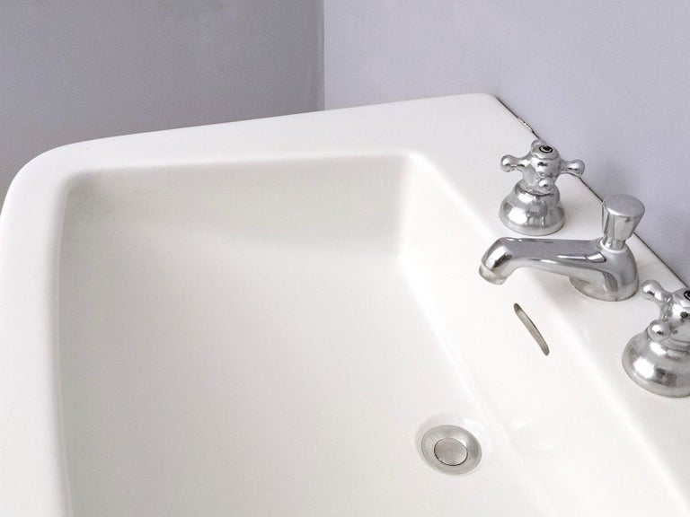 Pair of Sinks by Gio Ponti with G. Labalme, G. Pozzi and A. Rosselli ...