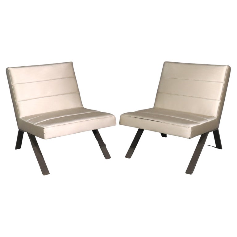 Pair of Slipper Chairs at 1stDibs