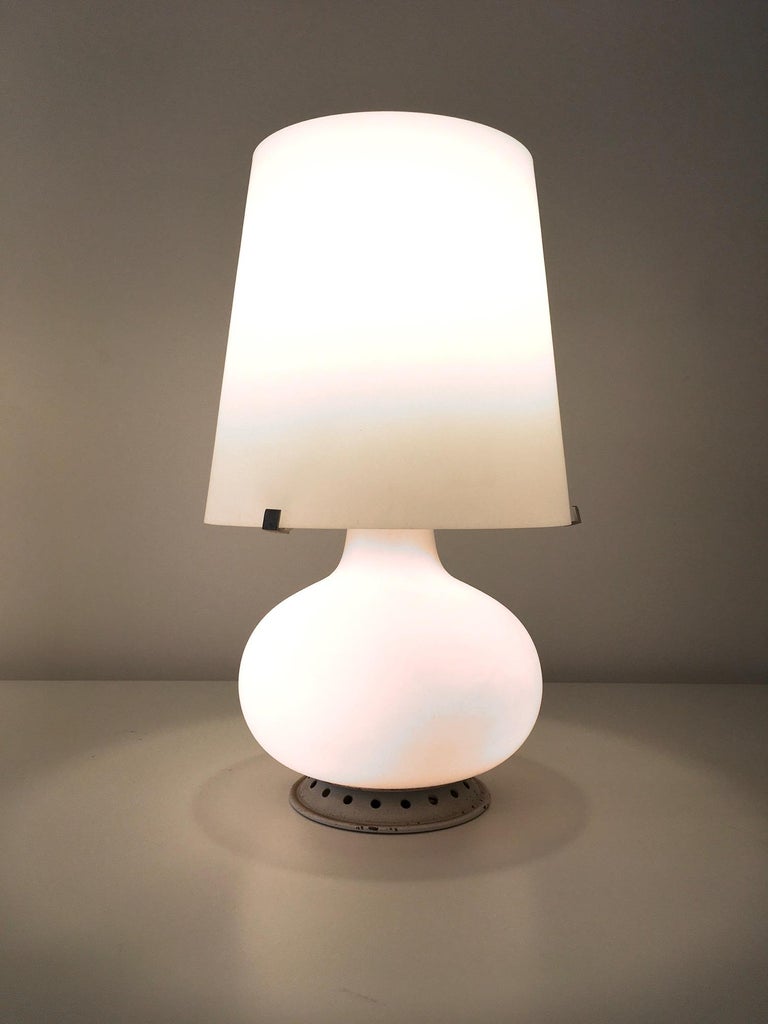 Pair of Small 1853 Table Lamp by Max Ingrand for Fontana Arte, Old Édition For Sale at 1stDibs