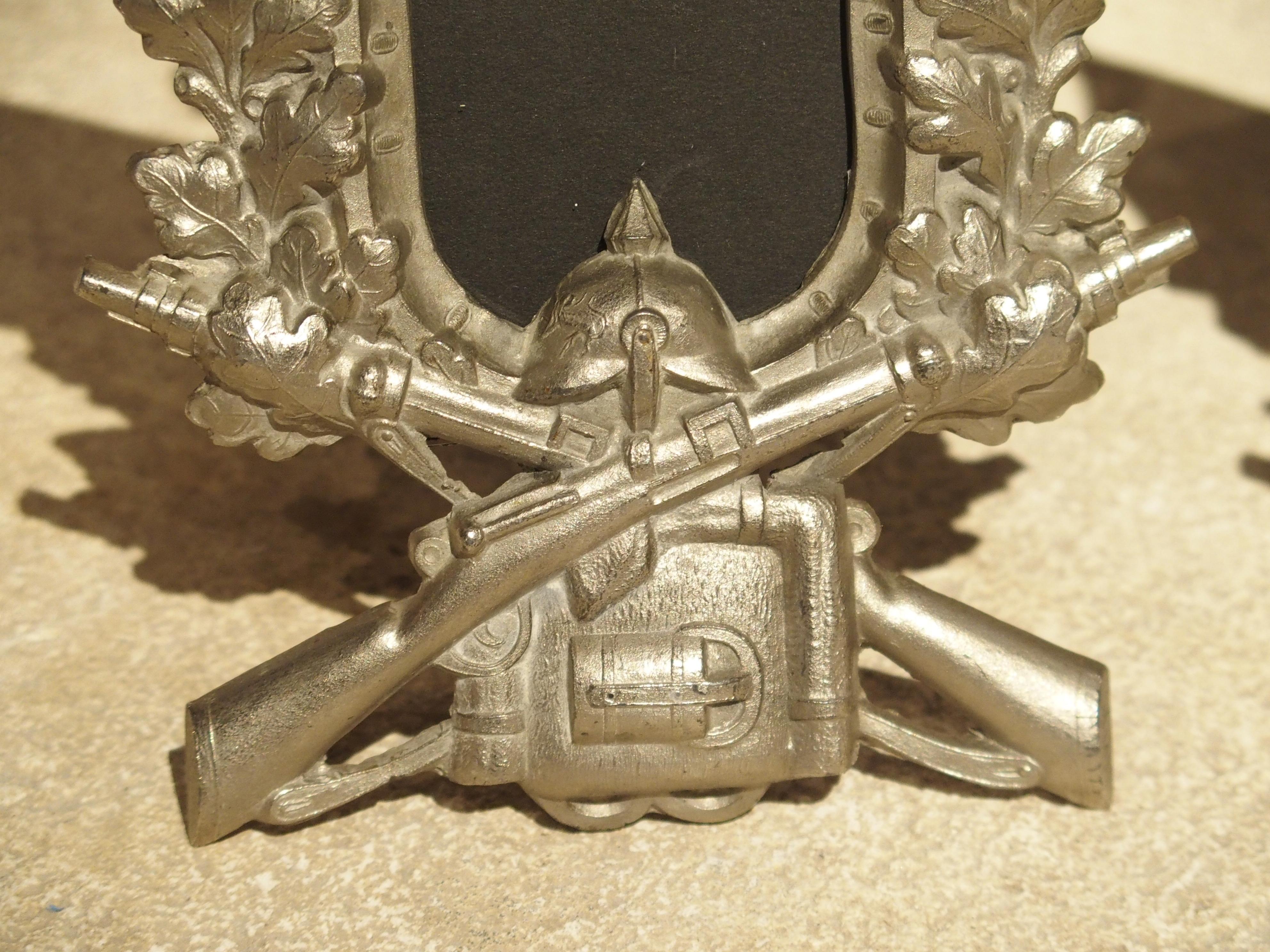 Pair of Small Antique Cast Metal Picture Frames from Germany, circa ...