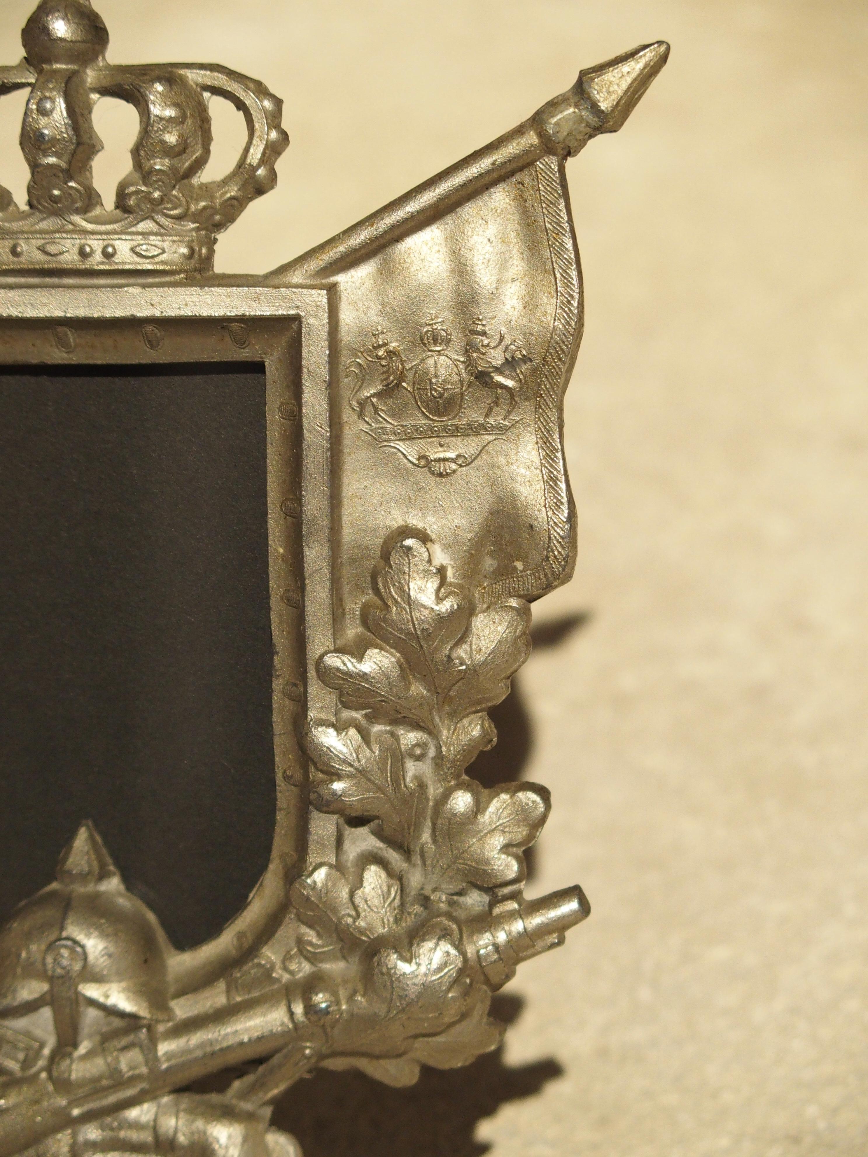 Pair of Small Antique Cast Metal Picture Frames from Germany, circa ...