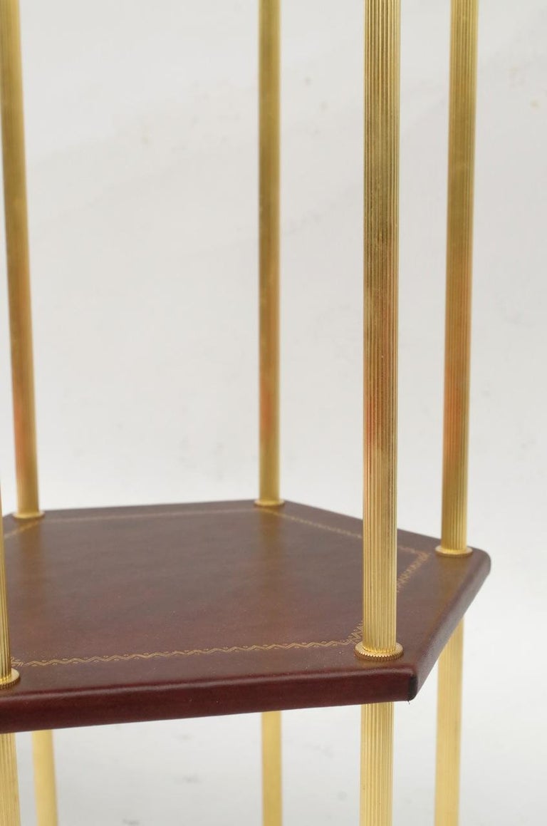 Pair of Small Hexagonal Side Tables, Contemporary work at 1stDibs