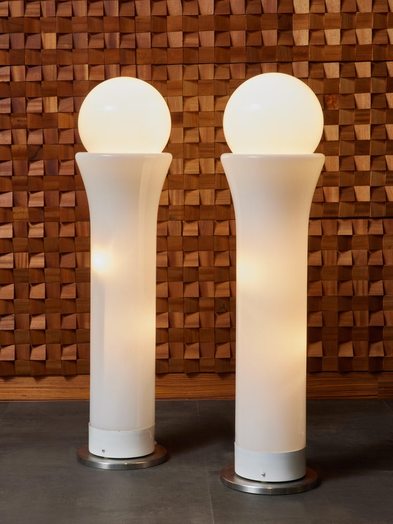 Pair of Small Vistosi Floor Lamps For Sale at 1stDibs