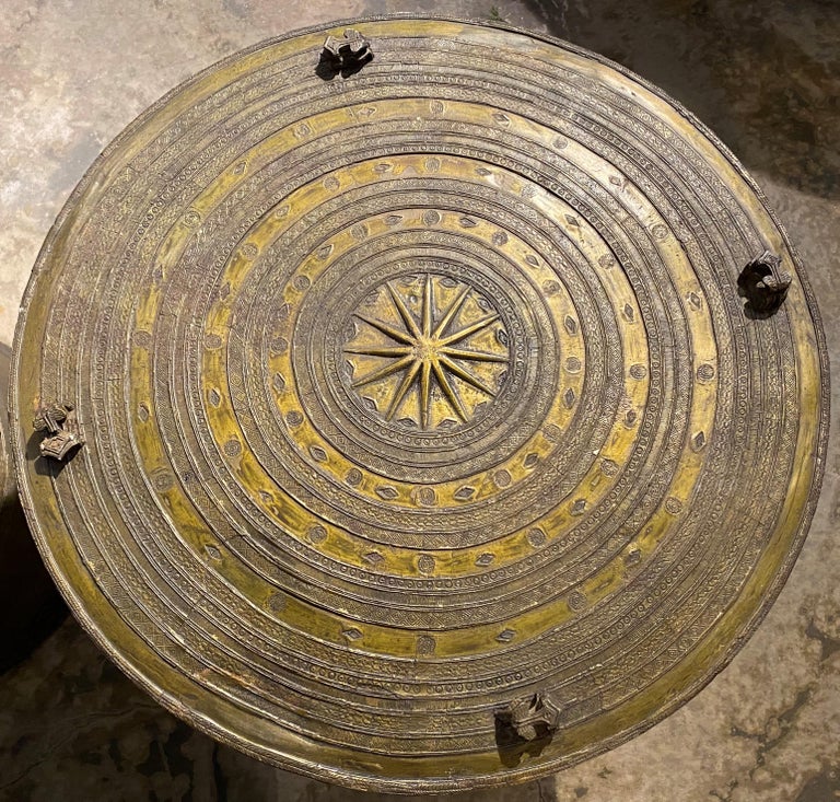 Pair of Southeast Asian Rain Drums in Bronze For Sale at 1stDibs
