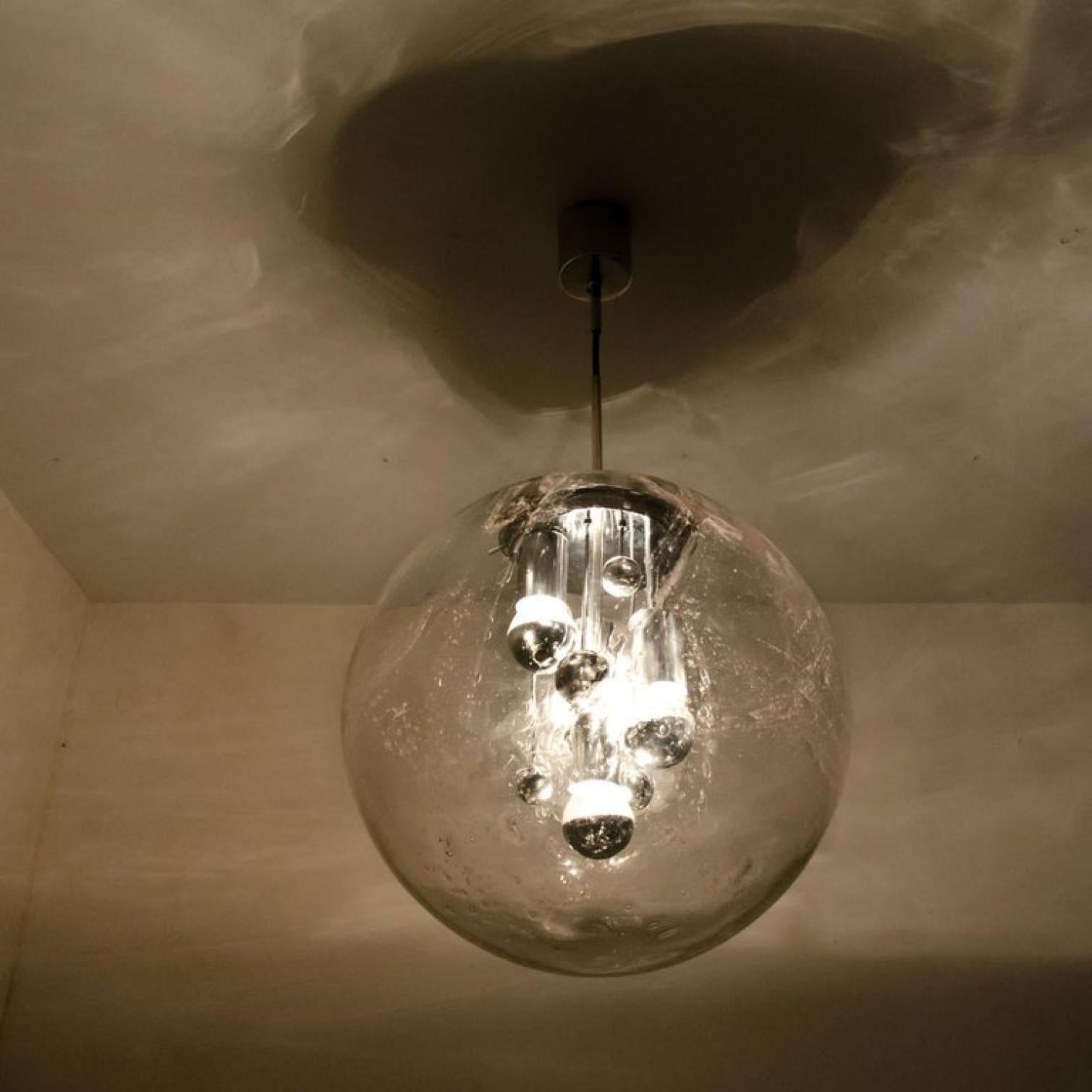 Pair of Space Age Light Fixtures Doria, 1970s For Sale at 1stDibs