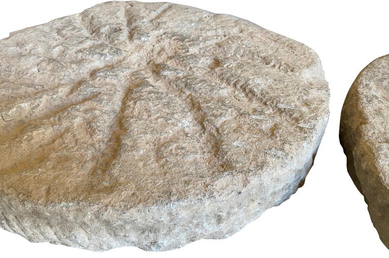 Pair of Spanish 16th Century Stone Markers For Sale at 1stDibs