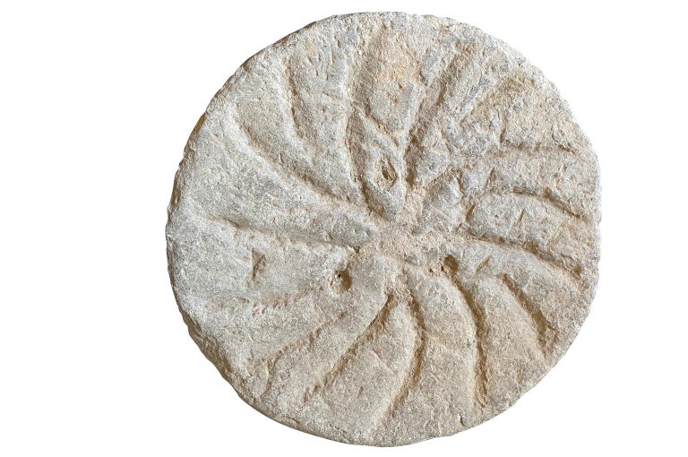 Pair of Spanish 16th Century Stone Markers For Sale at 1stDibs