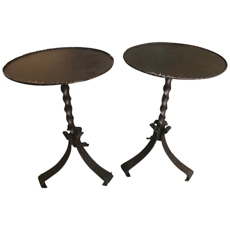 Pair of Spanish Cocktail Tables at 1stDibs