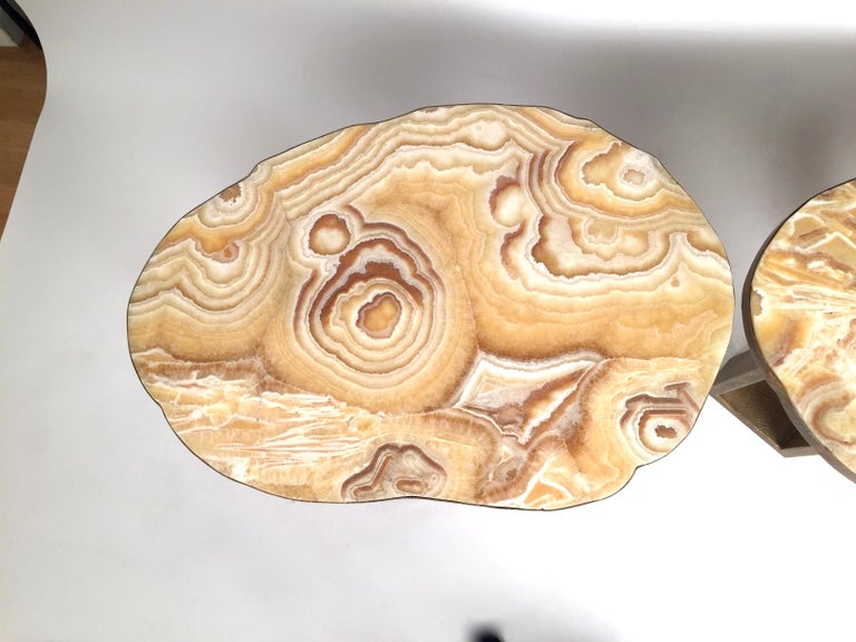 Pair of Spanish Mid-Century Modern Agate Coffee Tables, 1972 For Sale ...