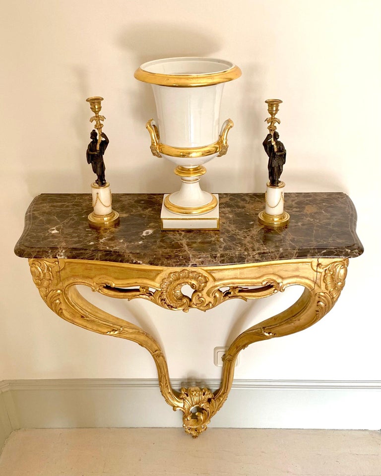 Pair of Spanish Rococo, Louis XV Style Console Tables For Sale at 1stDibs