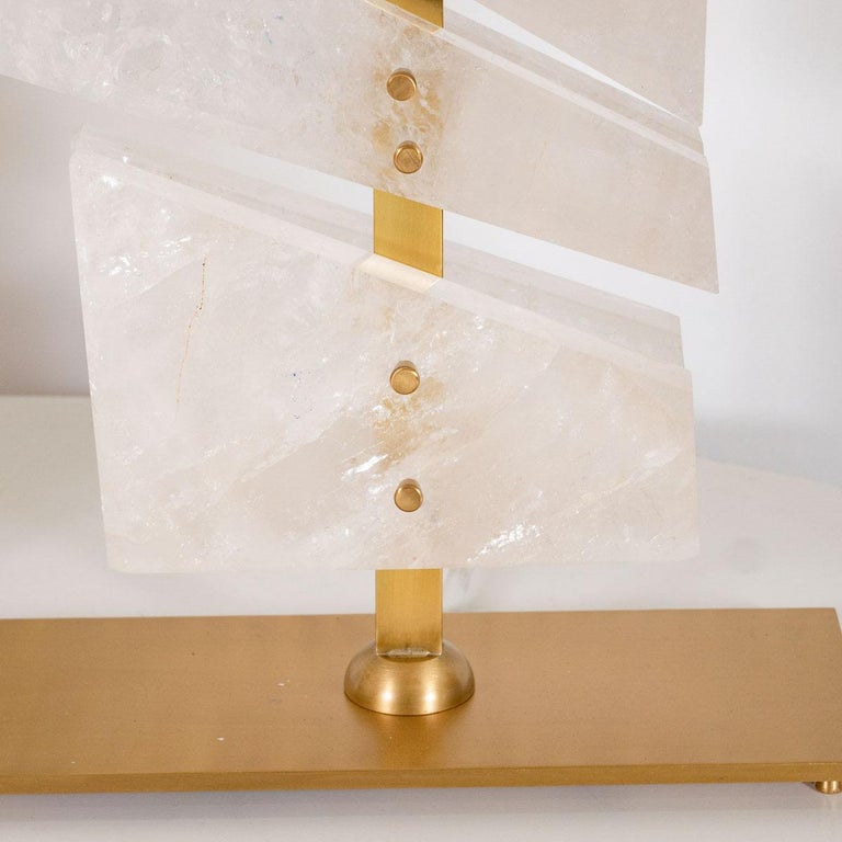 Pair of "Splinter" Rock Crystal Shard Lamps by Spark Interior For Sale ...
