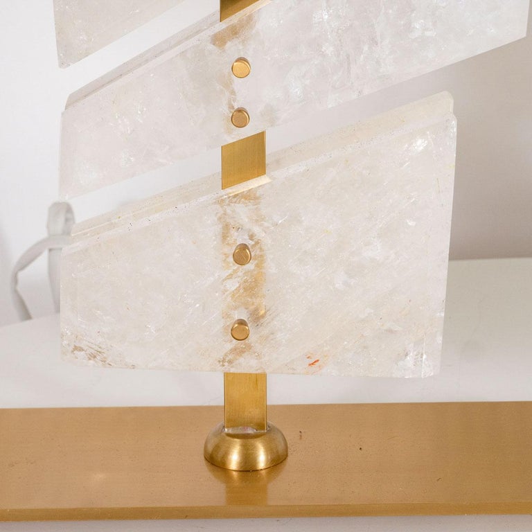 Pair of "Splinter" Rock Crystal Shard Lamps by Spark Interior For Sale ...