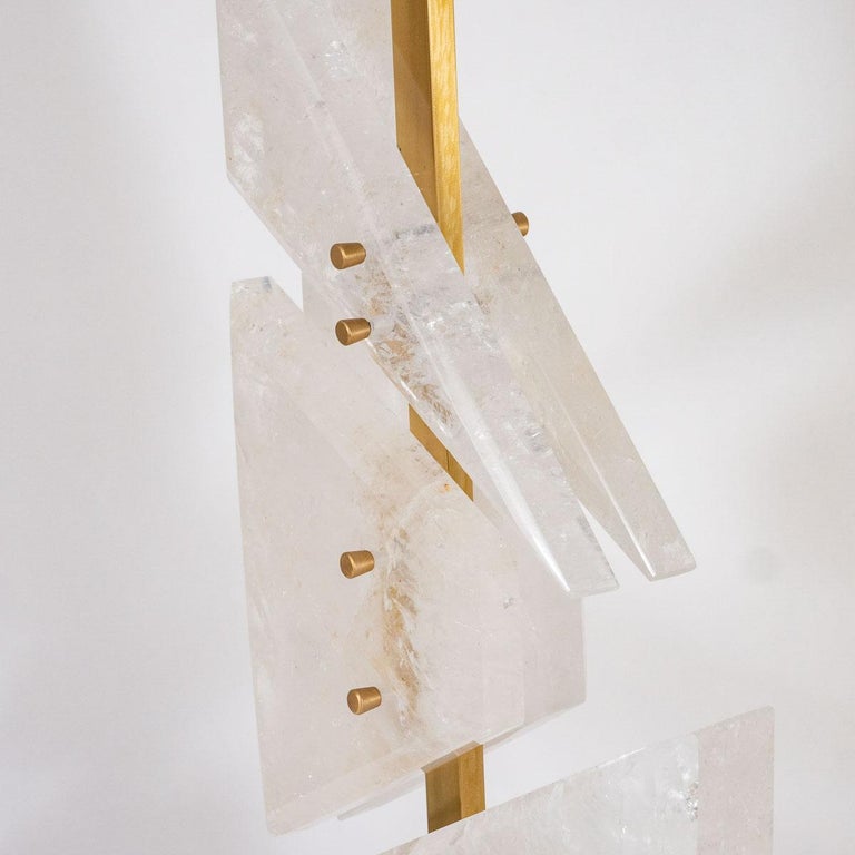 Pair of "Splinter" Rock Crystal Shard Lamps by Spark Interior For Sale ...