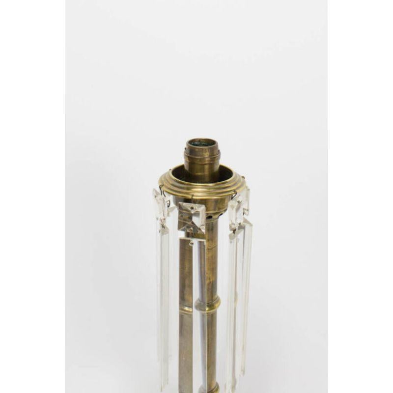 Pair of Spring loaded Russian Candleholders with Crystals and Cut Glass ...