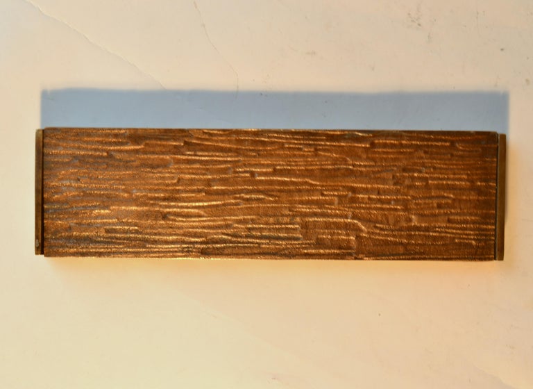 Pair of Square Bronze Push and Pull Door Handles and Letterbox For Sale ...