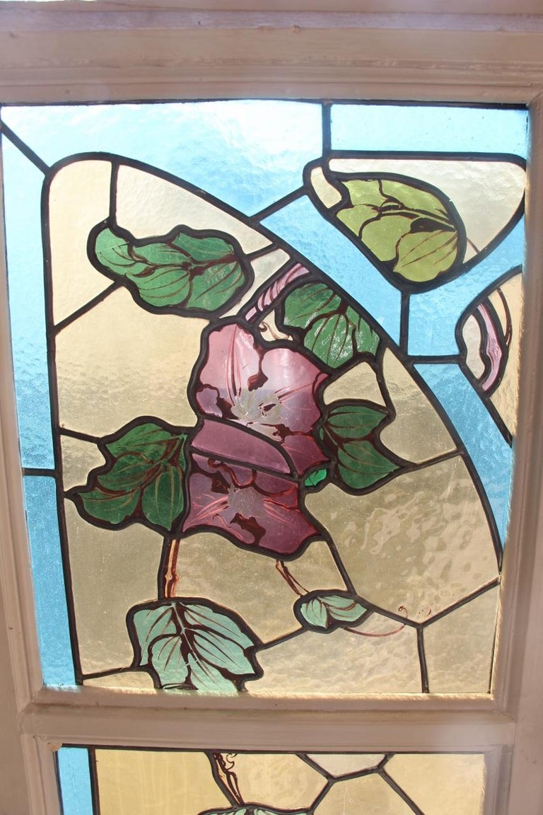 Pair of Stained Glass Jacques Gruber Art Nouveau at 1stDibs | jacques ...