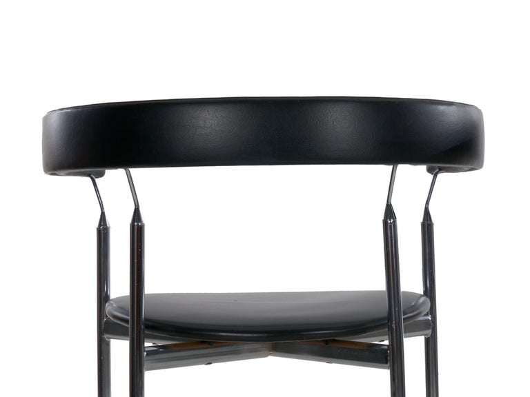 Pair of Steel “Rondo” Chairs by Jan Lunde Knudsen for Sorlie Møbler at ...