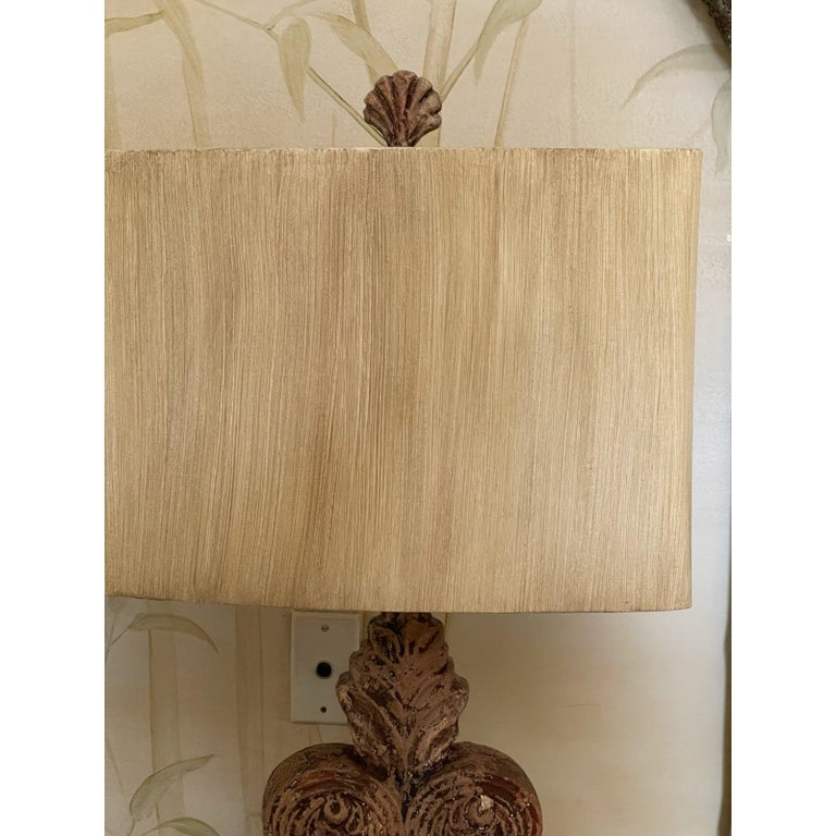 Pair of Steve Chase Terracotta Bedroom Table Lamps, Mid 20th Century ...